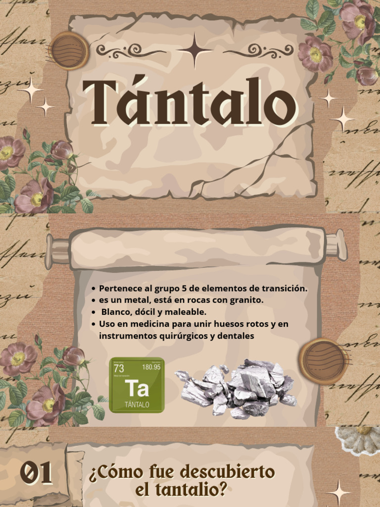 Presentación Tantalio PDF | PDF