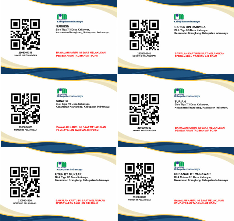 Kartu Pdam | PDF
