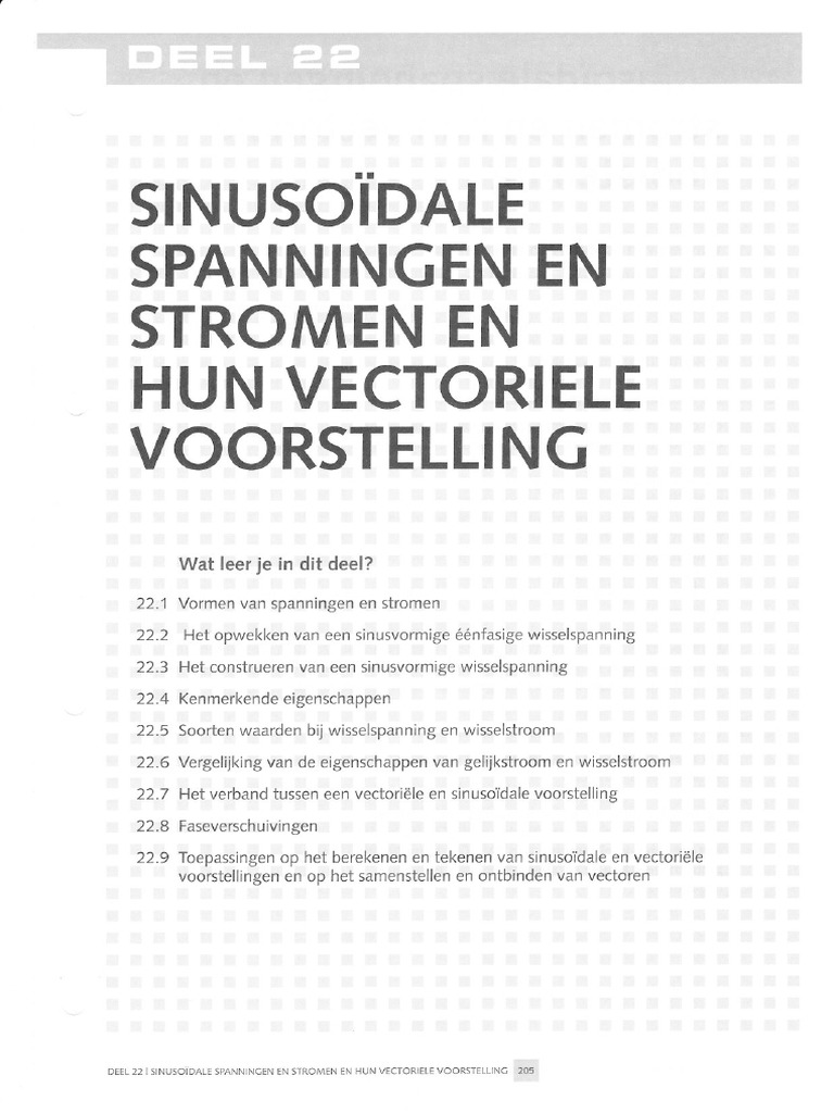 D22sinusoïdale Spanningen en Stromen | PDF