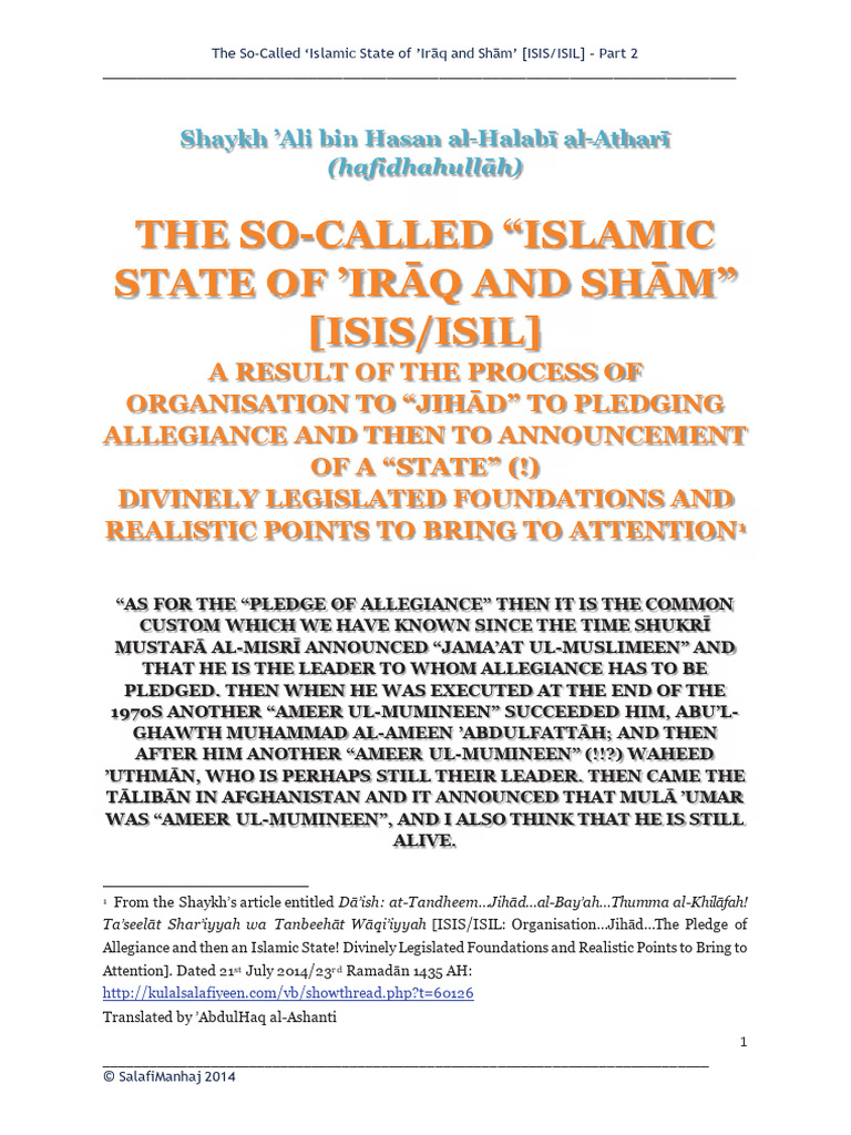 Understanding ISIS/ISIL's Origins and Claims | PDF | Hadith | Caliphate