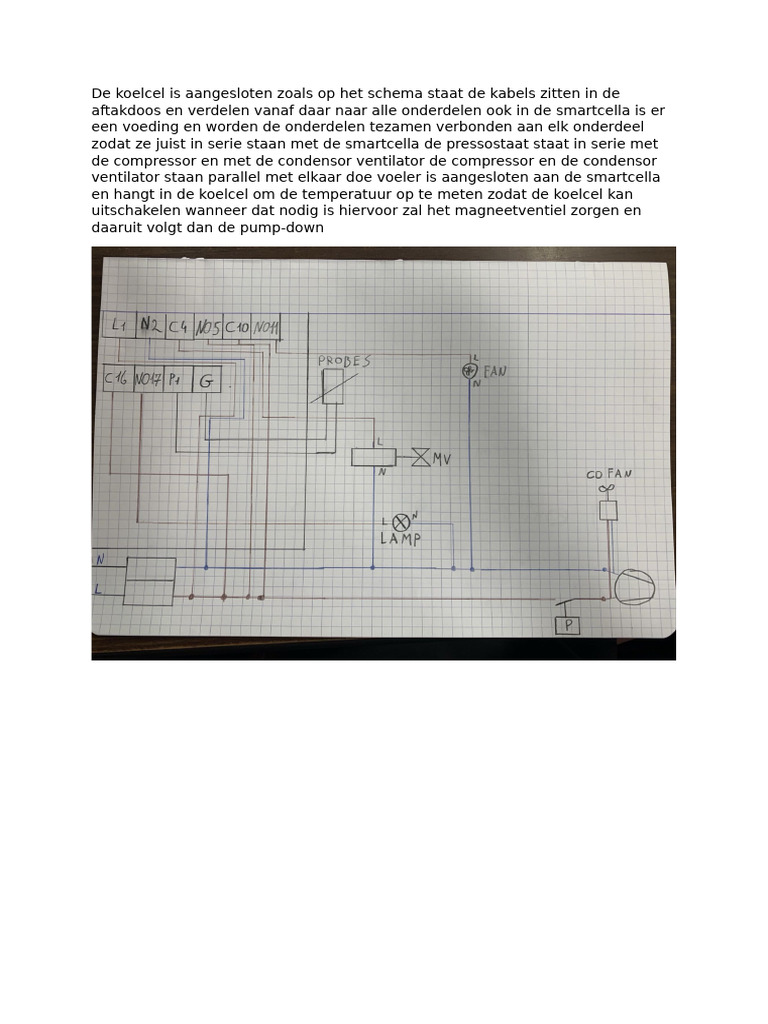 aansluitschema en 1 draad schema | PDF