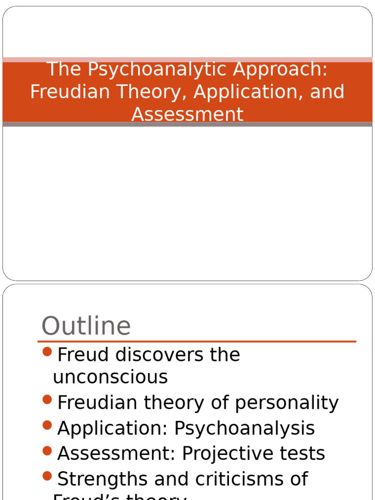Psychoanalytic Theory | PDF | Id | Psychoanalysis