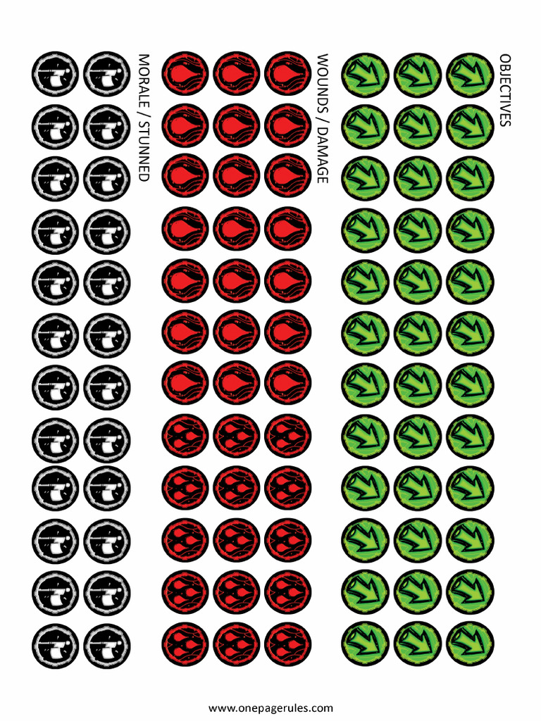 OPR Play Tokens - Small v2.5 | PDF