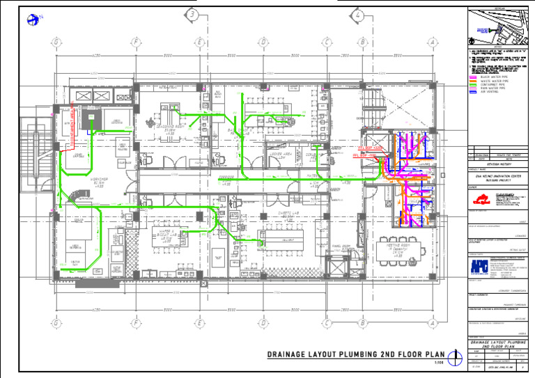 Ded-Dic-Png-15-08 Drainage Layout Plumbing 2nd Floor Plan | PDF ...