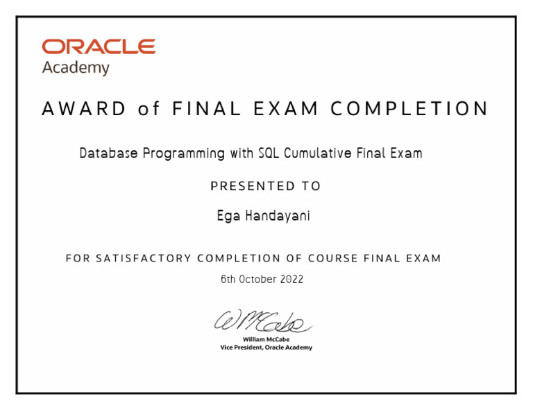 Course Certificate | PDF