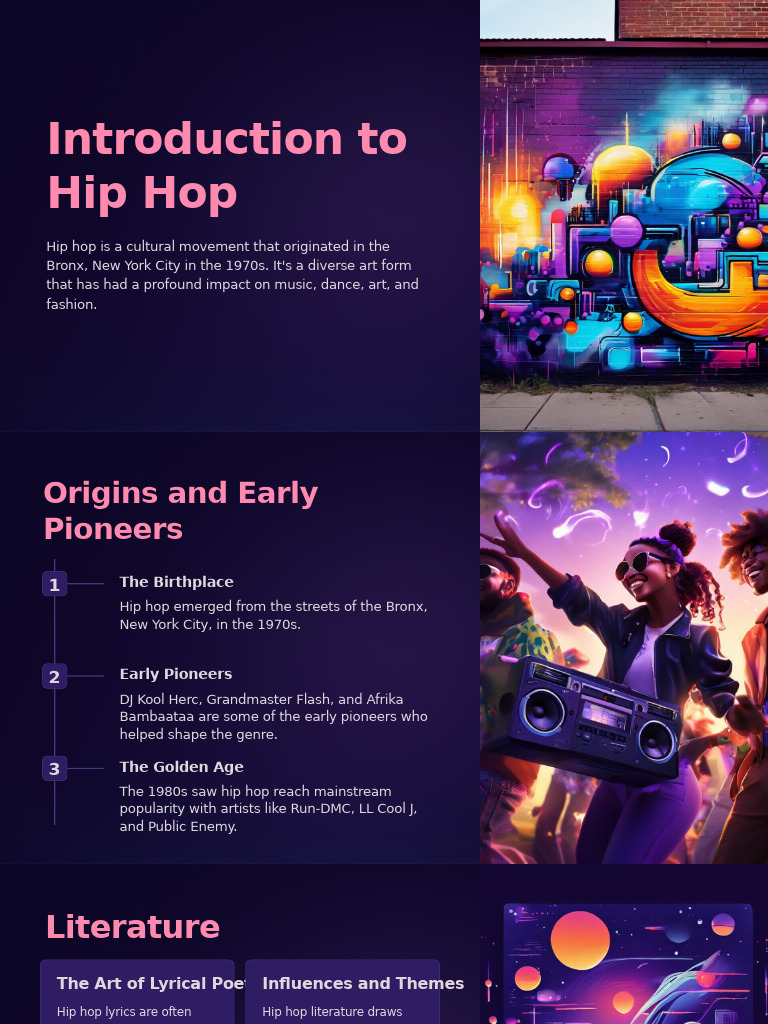 Introduction to Hip Hop | PDF | Hip Hop Music | Popular Music