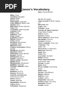 Nadsat 'A Clockwork Orange' Dictionary | PDF