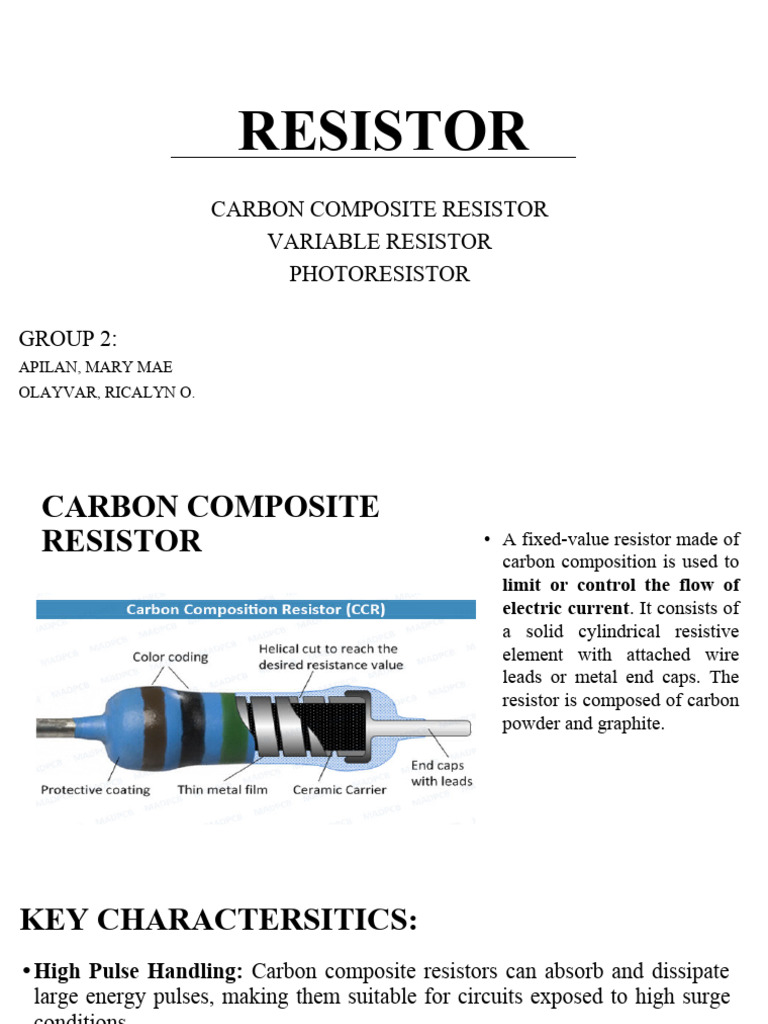 Types and Applications of Resistors | PDF | Resistor | Electrical ...