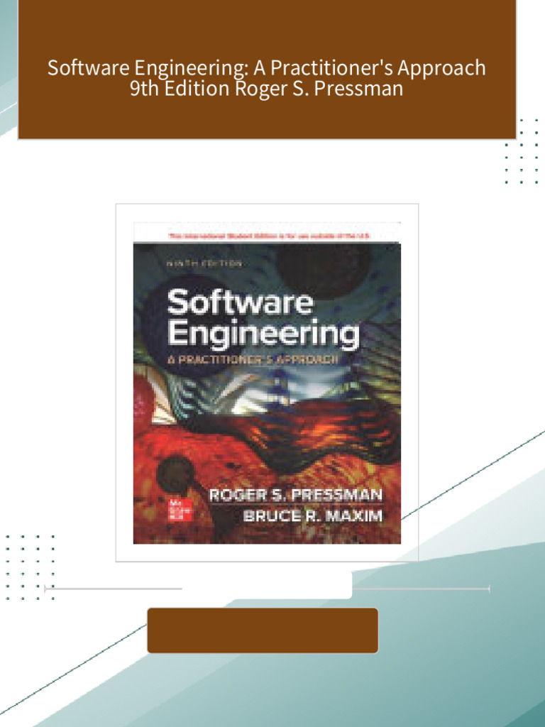Software Engineering: A Practitioner's Approach 9th Edition Roger S. Pressman download pdf | PDF ...