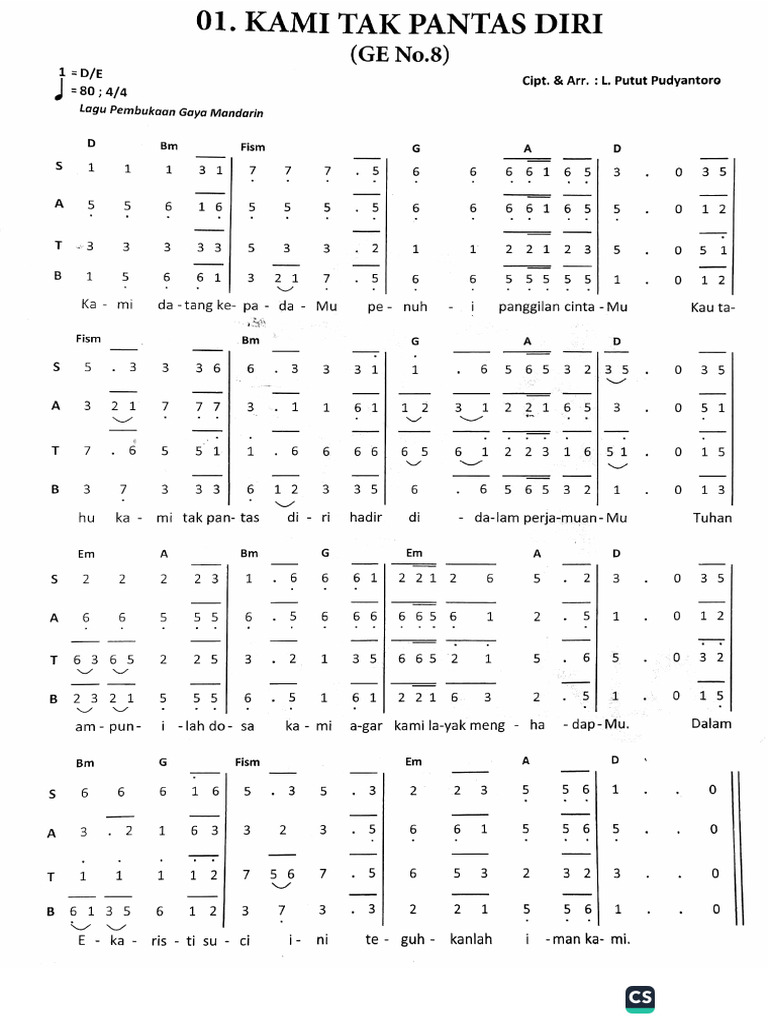 Kami Tak Pantas Diri - L. Putut Pudyantoro | PDF