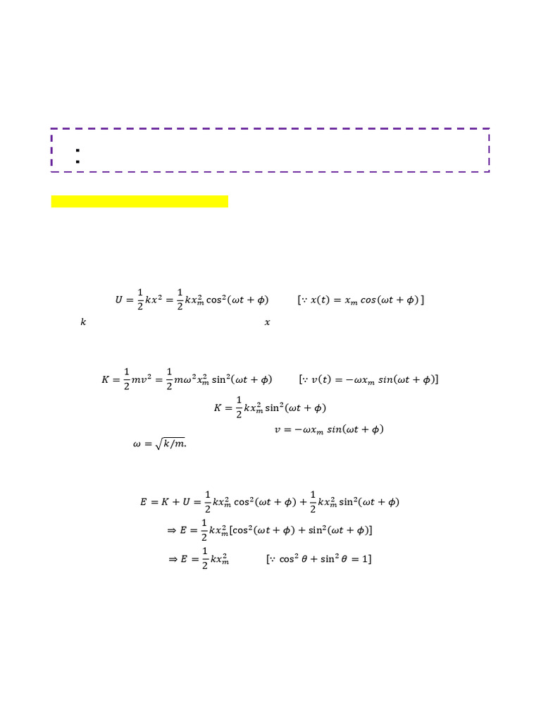 LECTURE 22 (NOTE) - Module 11 - Oscillation | PDF | Rotation Around A Fixed Axis | Pendulum