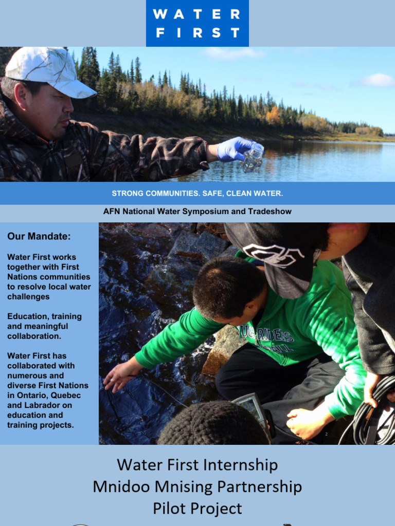 Water First Internship Pdf