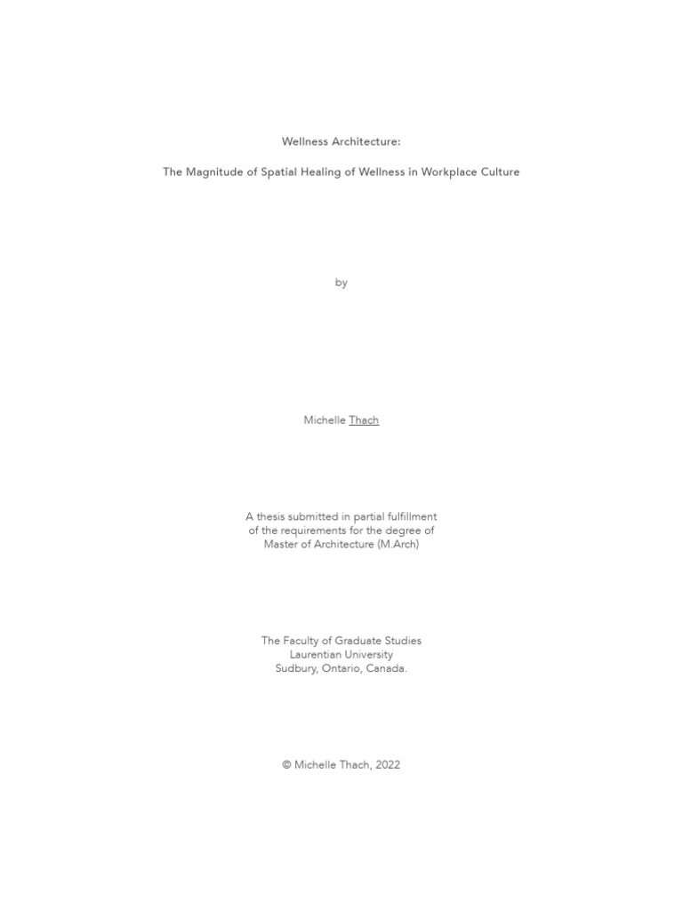 Thesis Booklet MThach | PDF | Mental Health | Senses