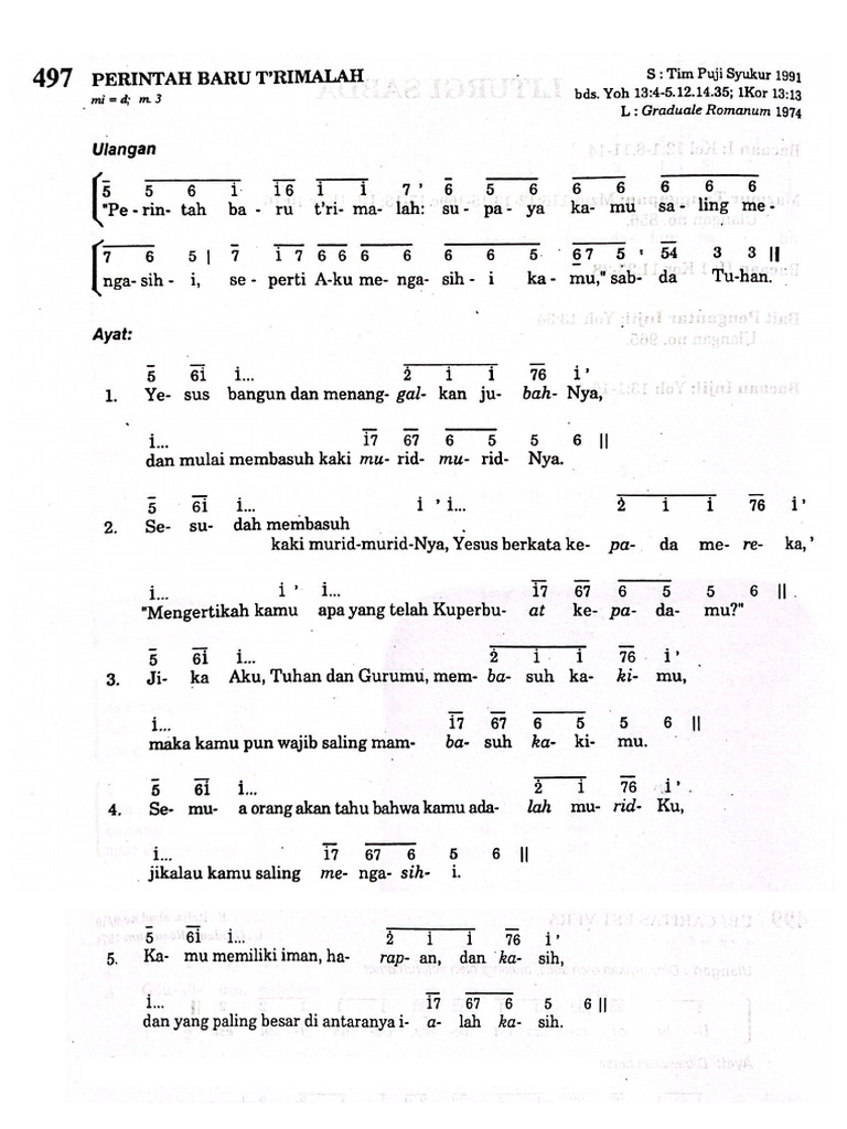 497 Perintah Baru Trimalah | PDF