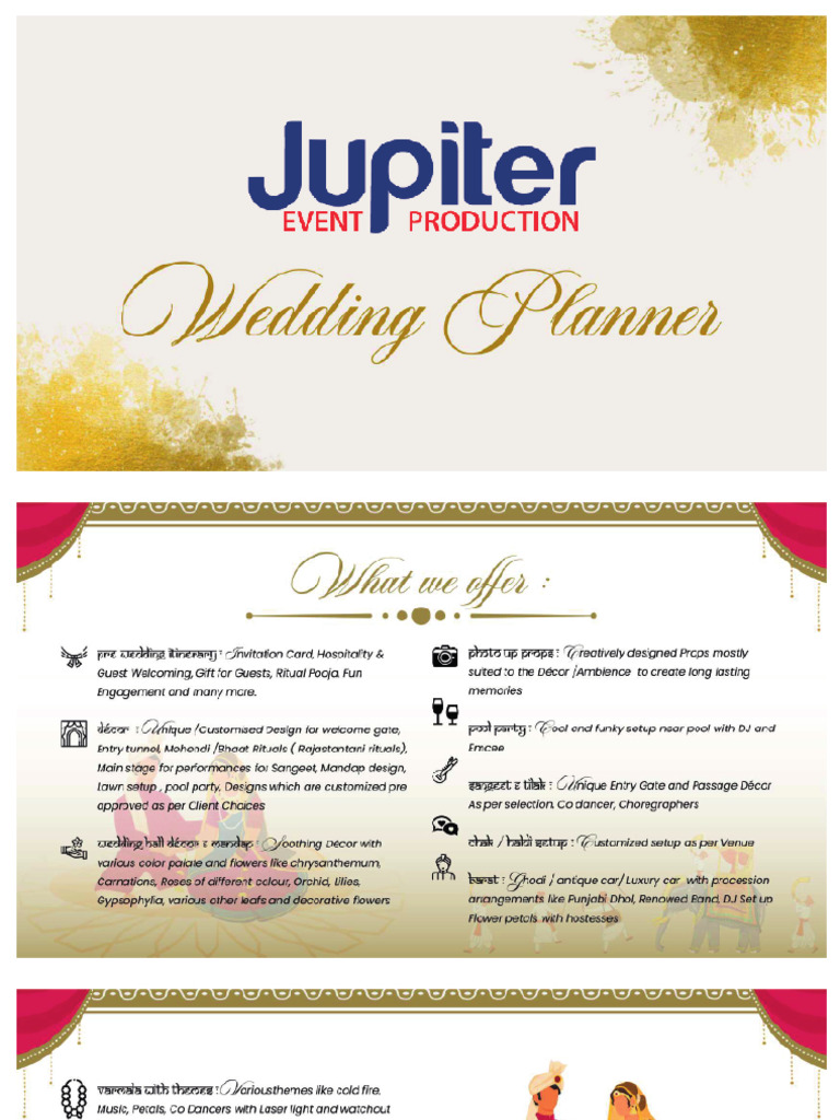Jupiter Wedding PPT | PDF