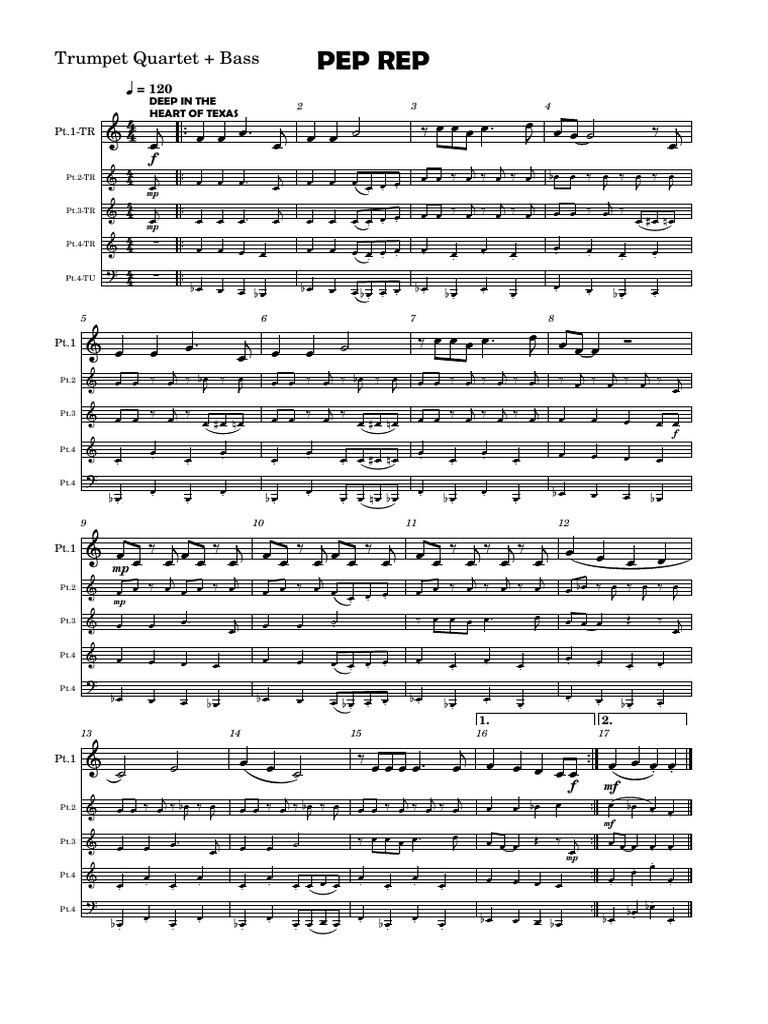 Pep Trumpet | PDF