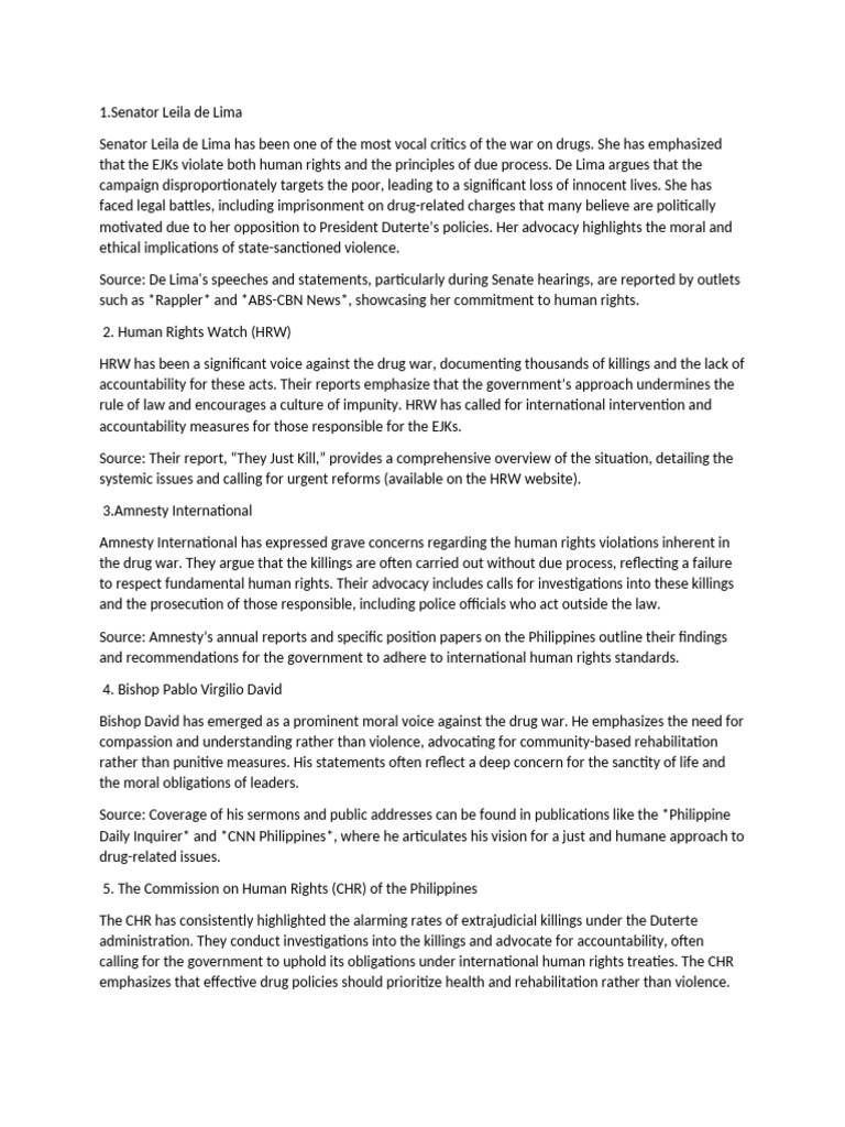 extrajudicial-killing | PDF | Substance Abuse | Drug Rehabilitation