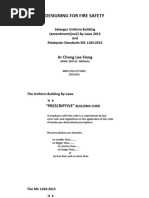 SCDF Fire Code: Means of Escape Guidelines | PDF | Stairs | Fire Safety