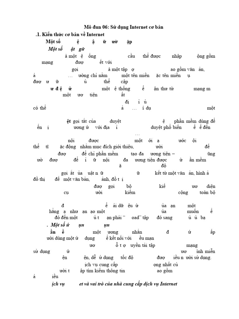 Mô Đun 06 - Internet (Co Ban) | PDF