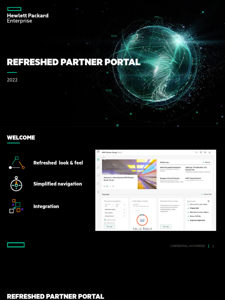 HPE Partner Portal Refresh Guide | PDF | Software | Websites