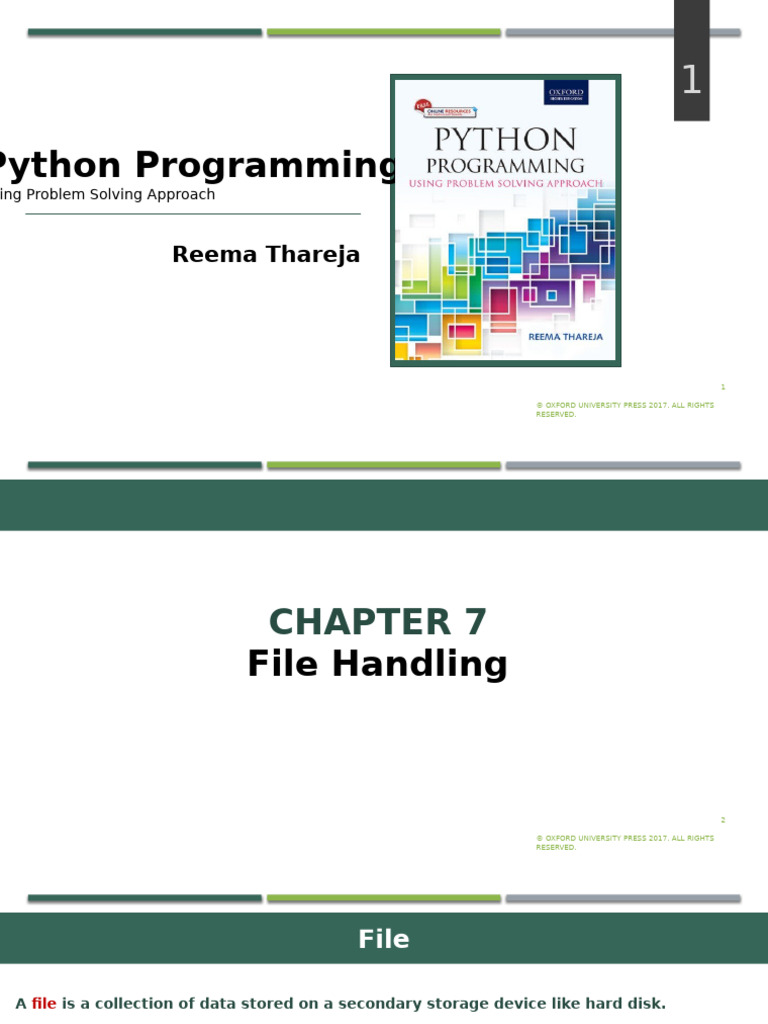 Files and Modules | PDF | Computer File | Text File