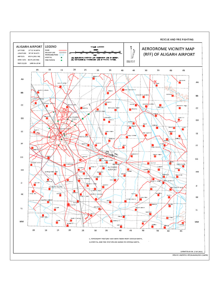 Aligargh Vicinity Map | PDF
