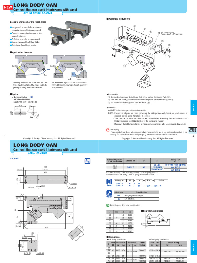 Long Body CAM | PDF | Screw | Mechanical Engineering