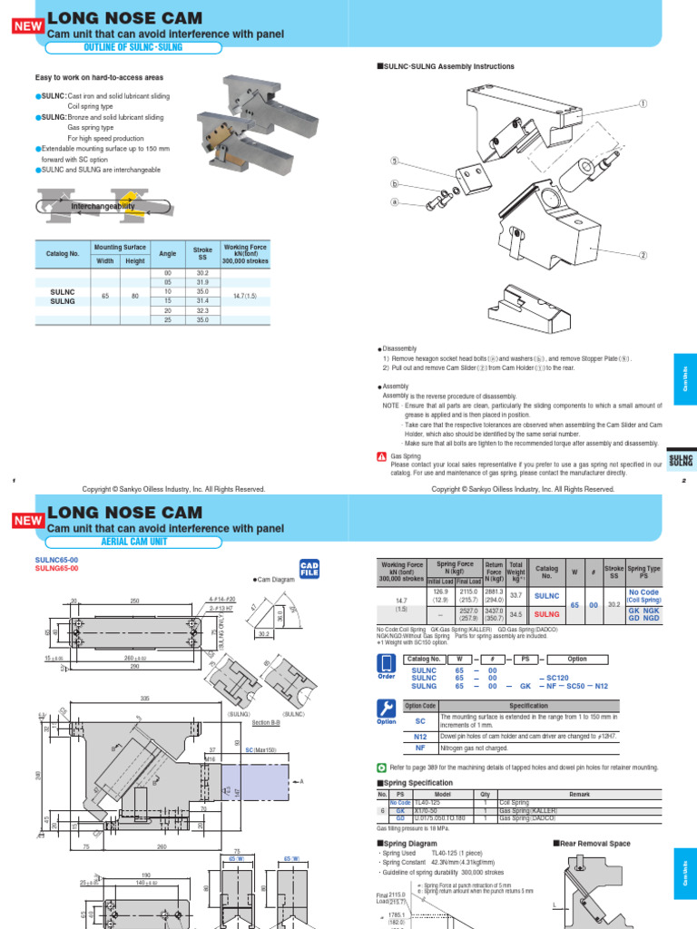 Long Nose CAM | PDF | Screw | Mechanical Engineering