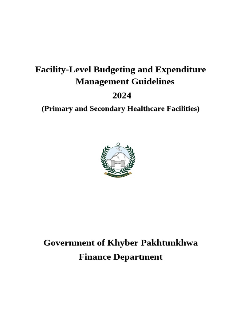 Guidelines FLB Health Final 24-06-24 | PDF | Budget | Internal Audit
