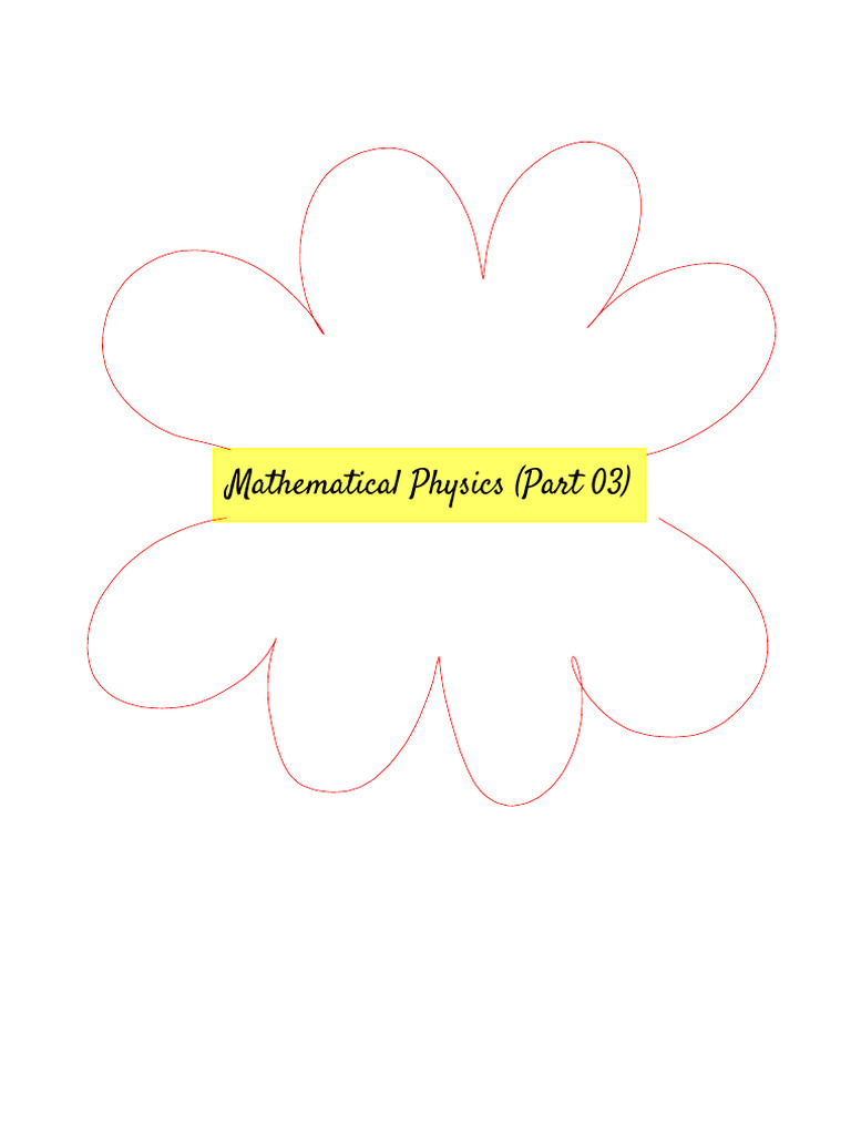 Mathematical Physics Part 03 Bsc Physics Notes Pdf Vector