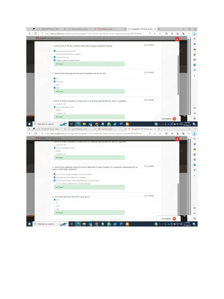 Test 97294 - StorageTek SL150 Modular Tape Library Solution Engineer ...