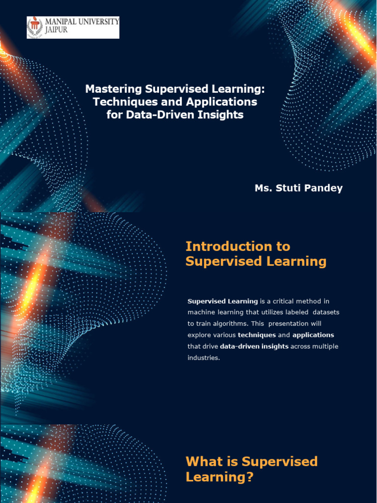 Supervised Learning Techniques & Applications | PDF | Support Vector Machine | Statistical ...
