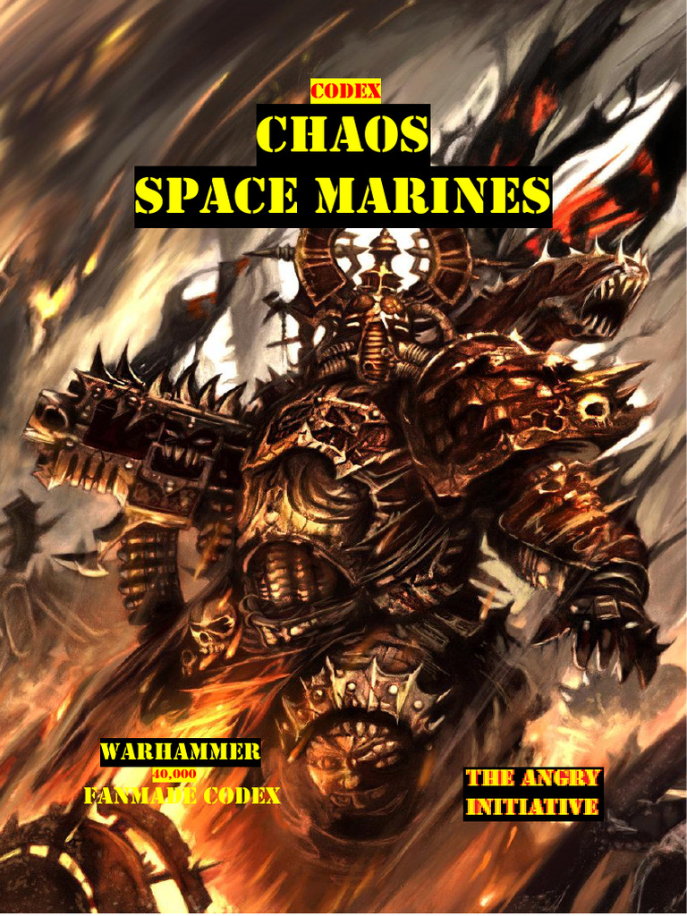 Codex - Chaos Space Marines Angry Anarchist Edition | PDF