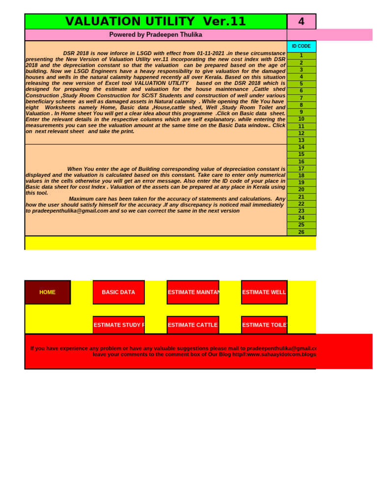 Valuation Utility Ver.11 | PDF | Concrete | Valuation (Finance)