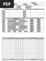 Robotech RPG Character Sheet: O.C.C. Skills: Type of Mecha | PDF | Leisure | Sports