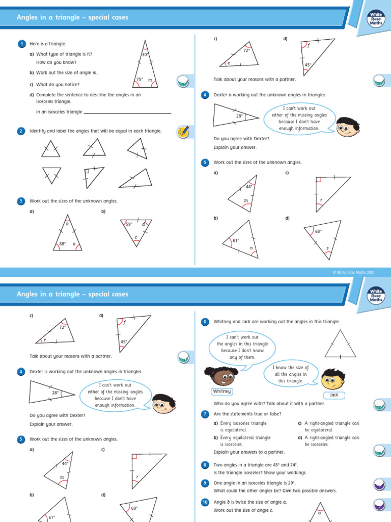 Understanding Triangle Angles and Types | PDF | Triangle | Elementary Geometry