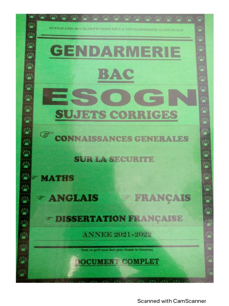 Fascicule ESOGN (Kenzo) | PDF