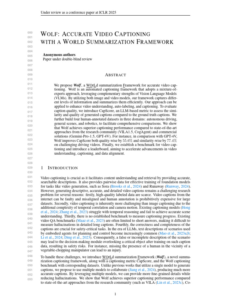 3160_Wolf_Accurate_Video_Capti | PDF | Traffic | Graphics Processing Unit