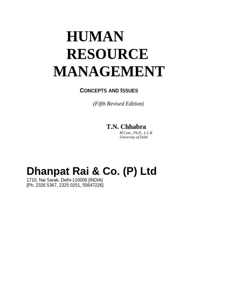 Human Resource Management Insights | PDF | Human Resources | Employment
