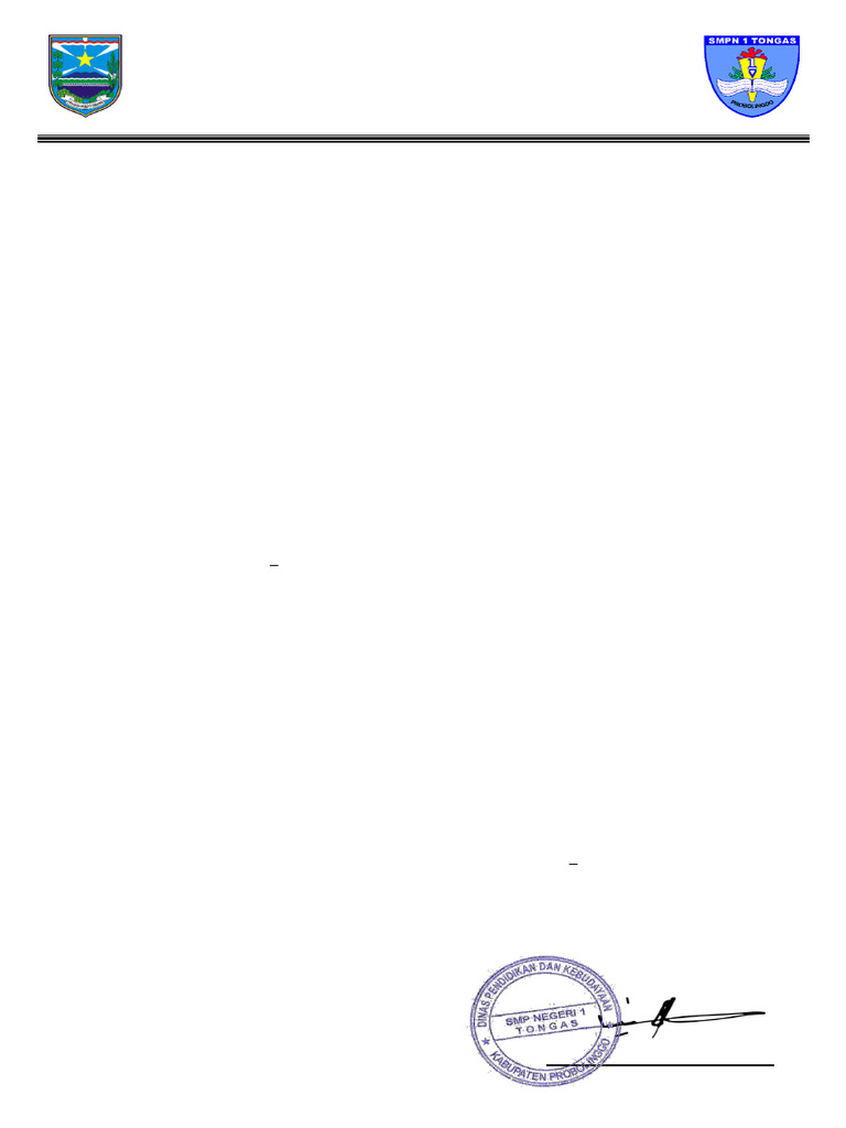 Surat Edaran Asesmen SMP Negeri 1 Tongas | PDF Surat Edaran Asesmen SMP Negeri 1 Tongas | PDF