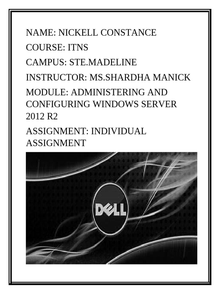 Administering and Configuring Advanced Windows Server 2012 R2 Services ...