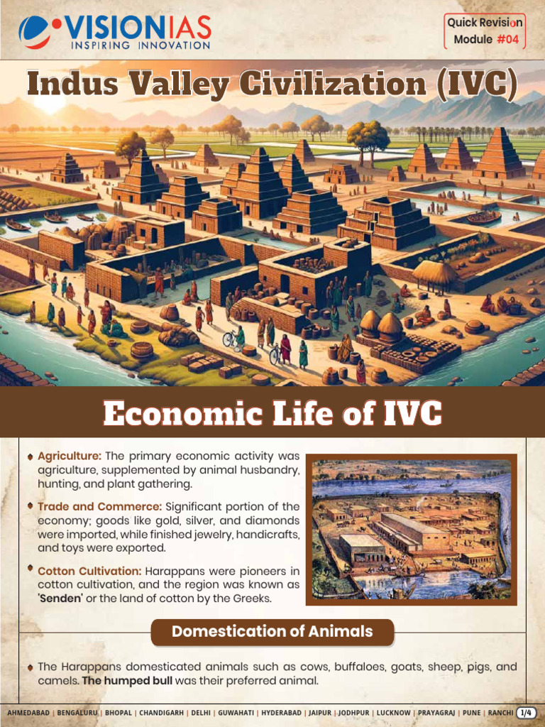 59c1f Indus Valley Civilization Ivc Part 2 | PDF | Agriculture