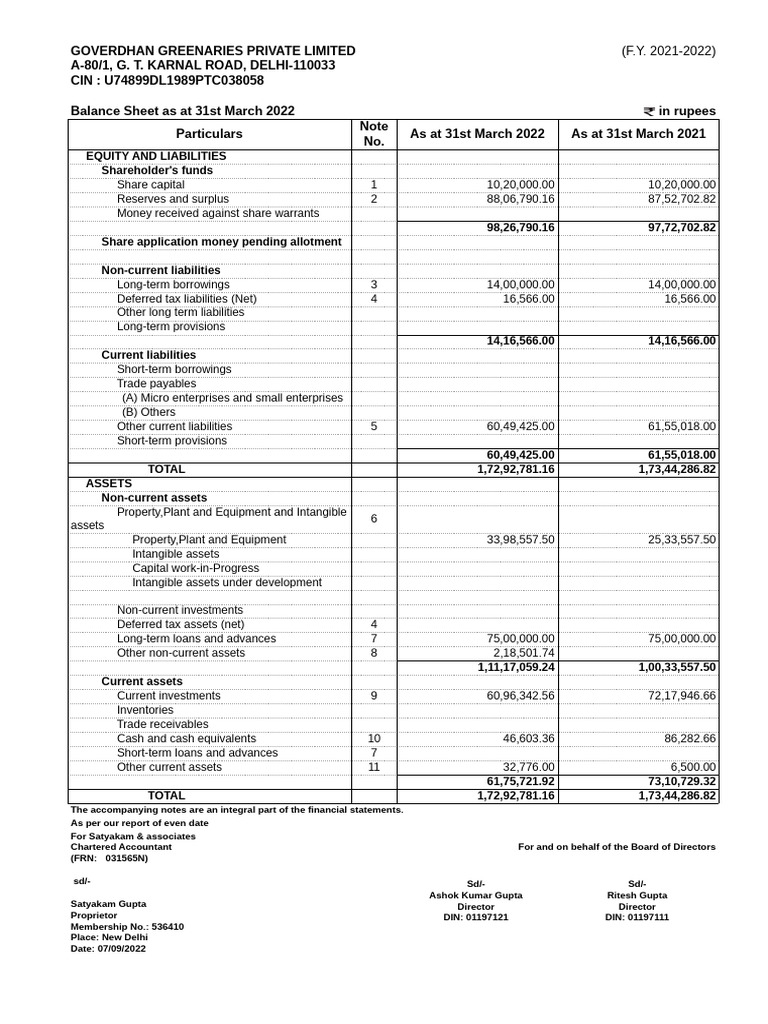 Format Financials | PDF | Financial Statement | Depreciation