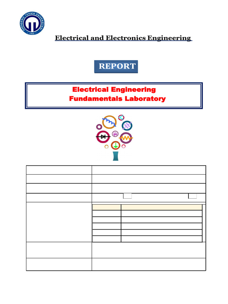 Electrical Engineering Lab Report Template | PDF