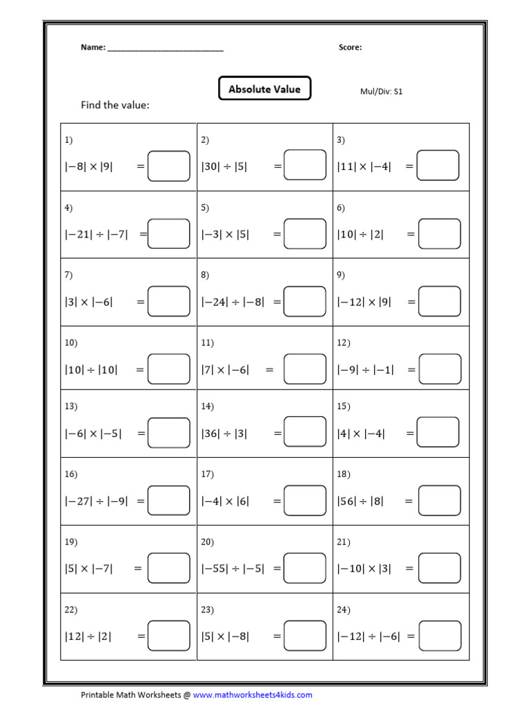 multiply-divide1 absolute value | PDF
