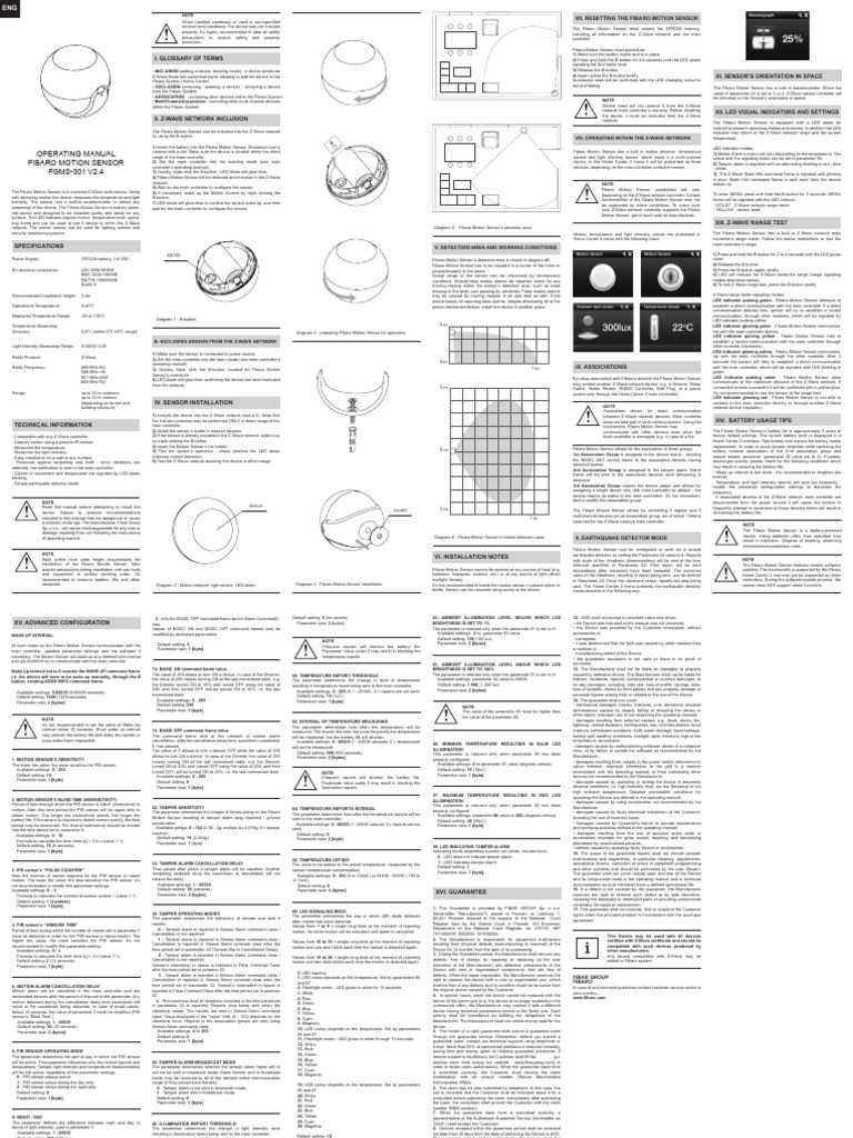 FGMS001-Fibaro Multi Sensor | PDF | Electrical Engineering | Computer Engineering