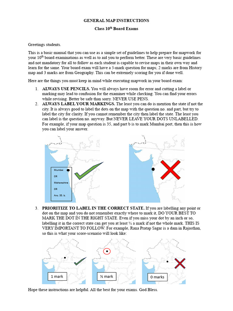 Class 10 Geography Maps | PDF