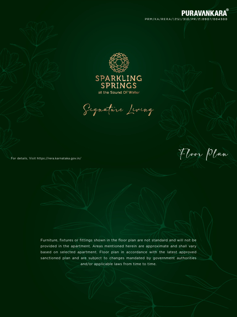 Sparkling Spring Floor Plans Brochure | PDF | Room | Residential Buildings