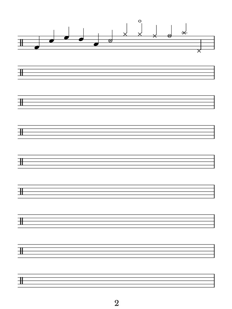 Drum Notation | PDF
