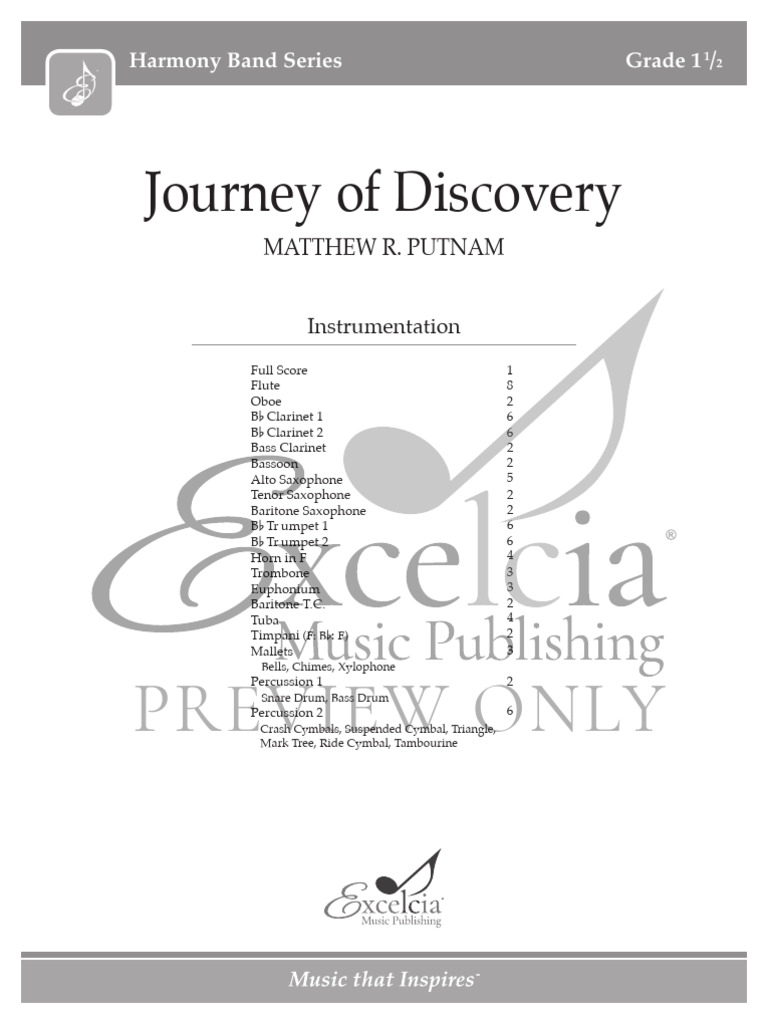 hcb2107fs-journey-of-discovery-putnam-FULL-SCORE-Full-Score | PDF